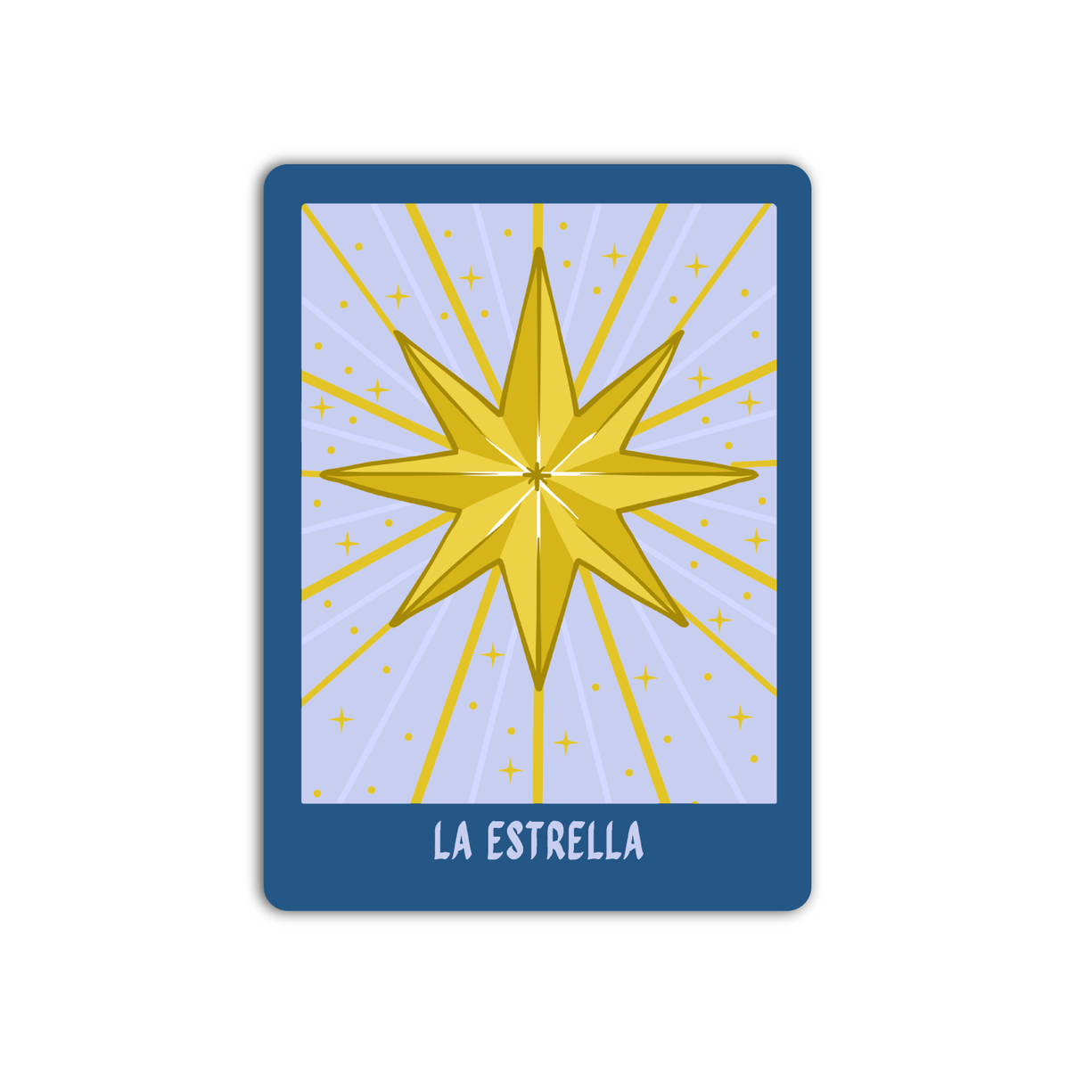 La Estrella Loteria Mexican Sticker – GirlsPrintingHouse