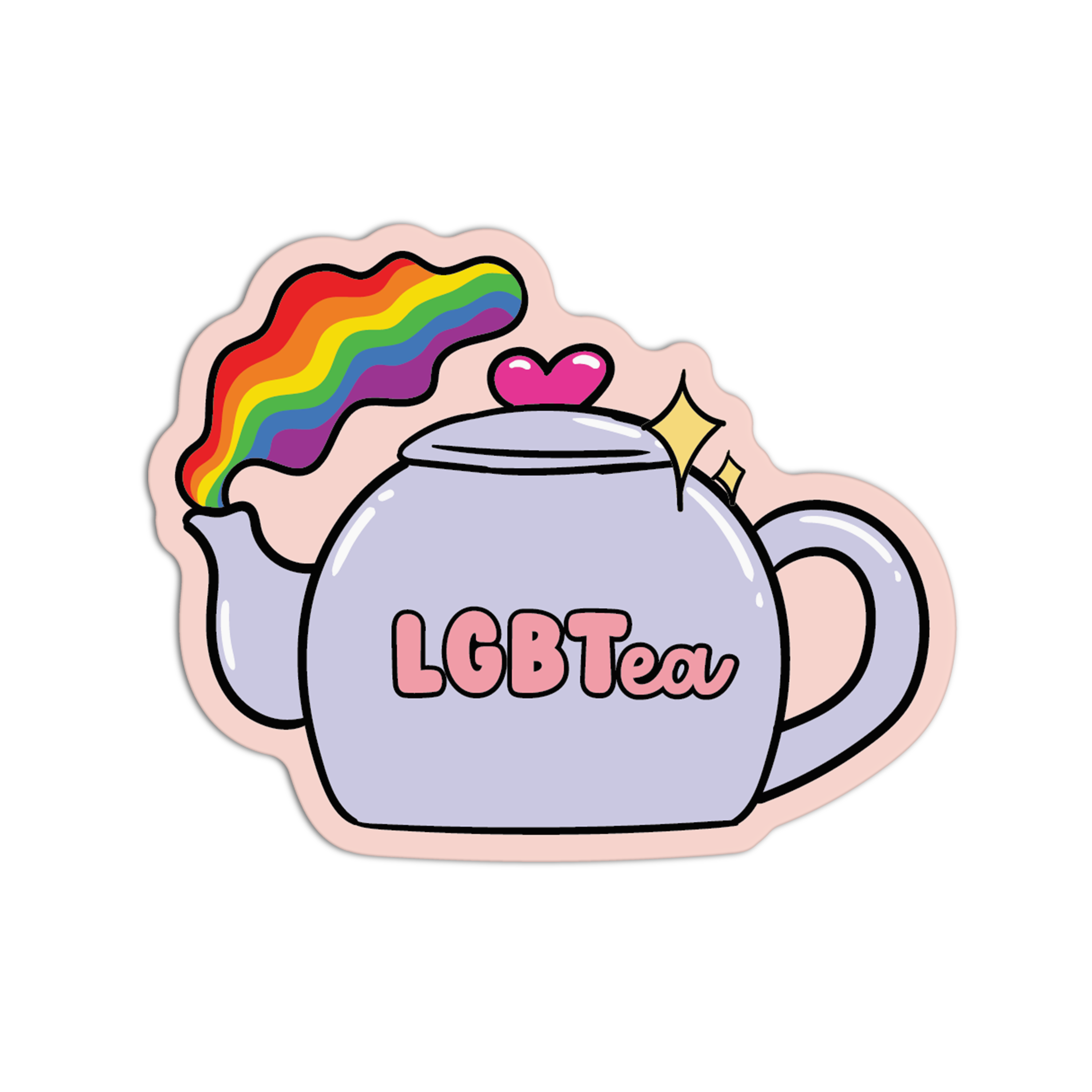 LGBT Tea Sticker – GirlsPrintingHouse