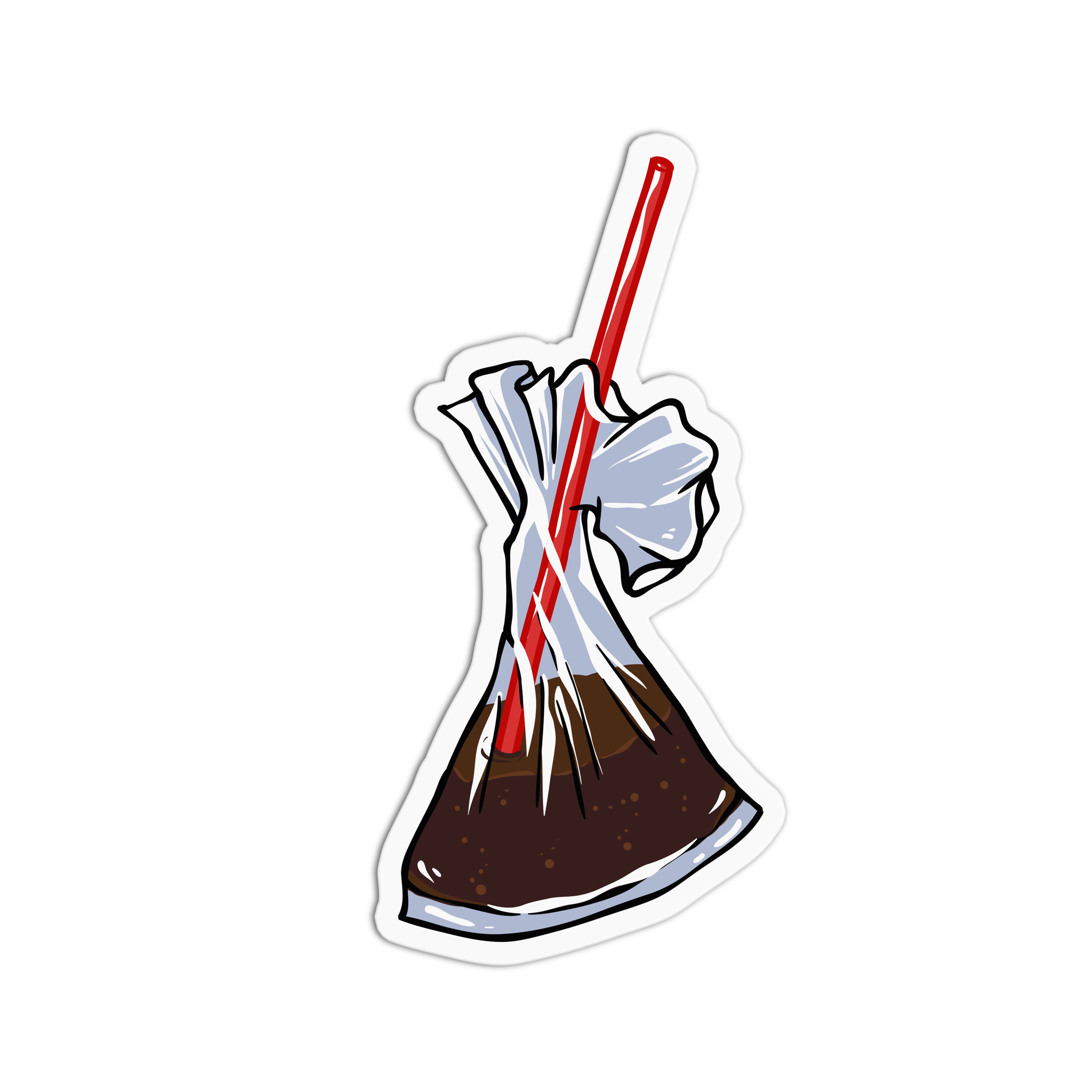 Softdrinks in a plastic Pinoy Sticker – GirlsPrintingHouse