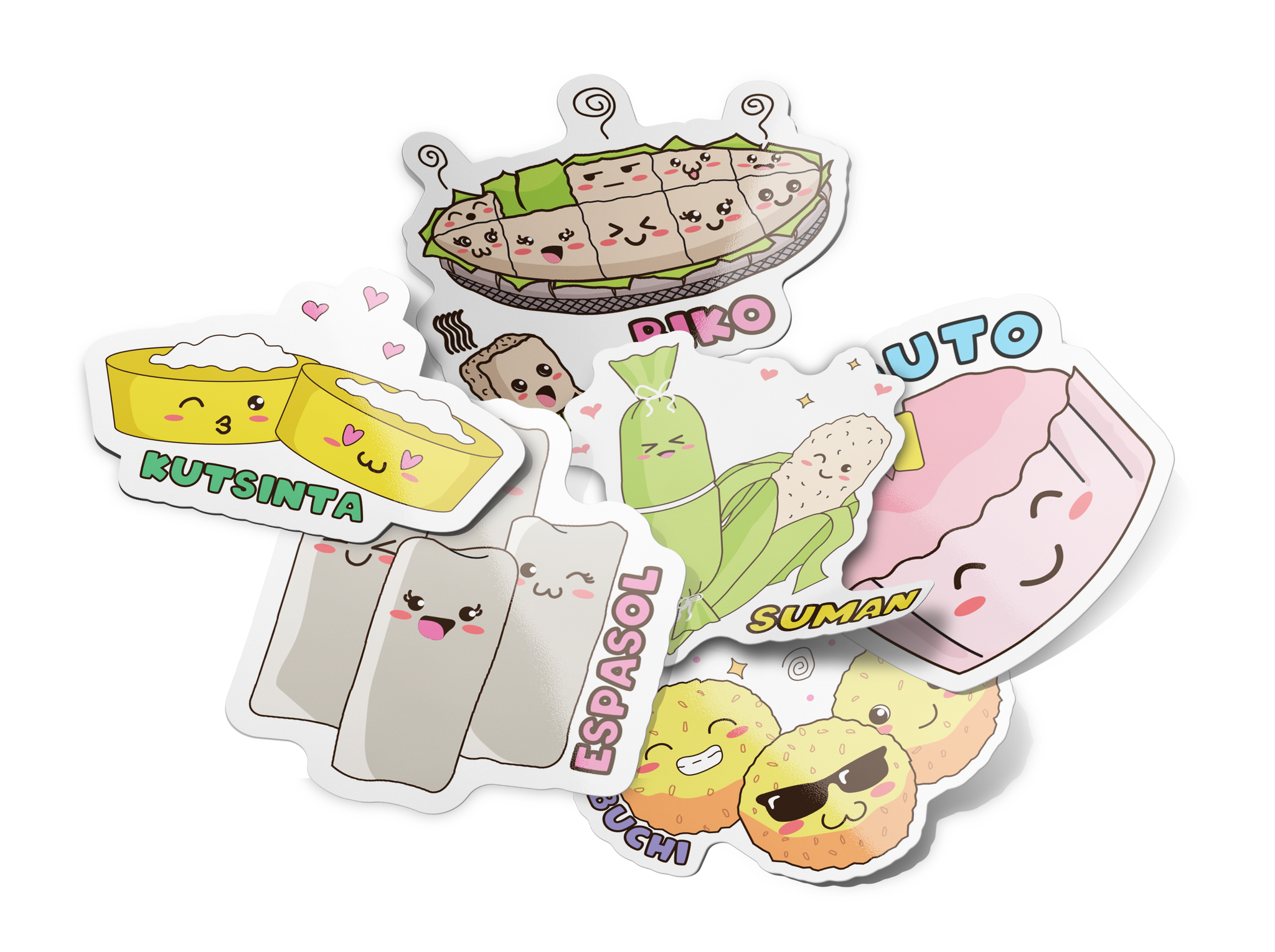 Kakanin Kawaii Sticker Pack 3" – GirlsPrintingHouse