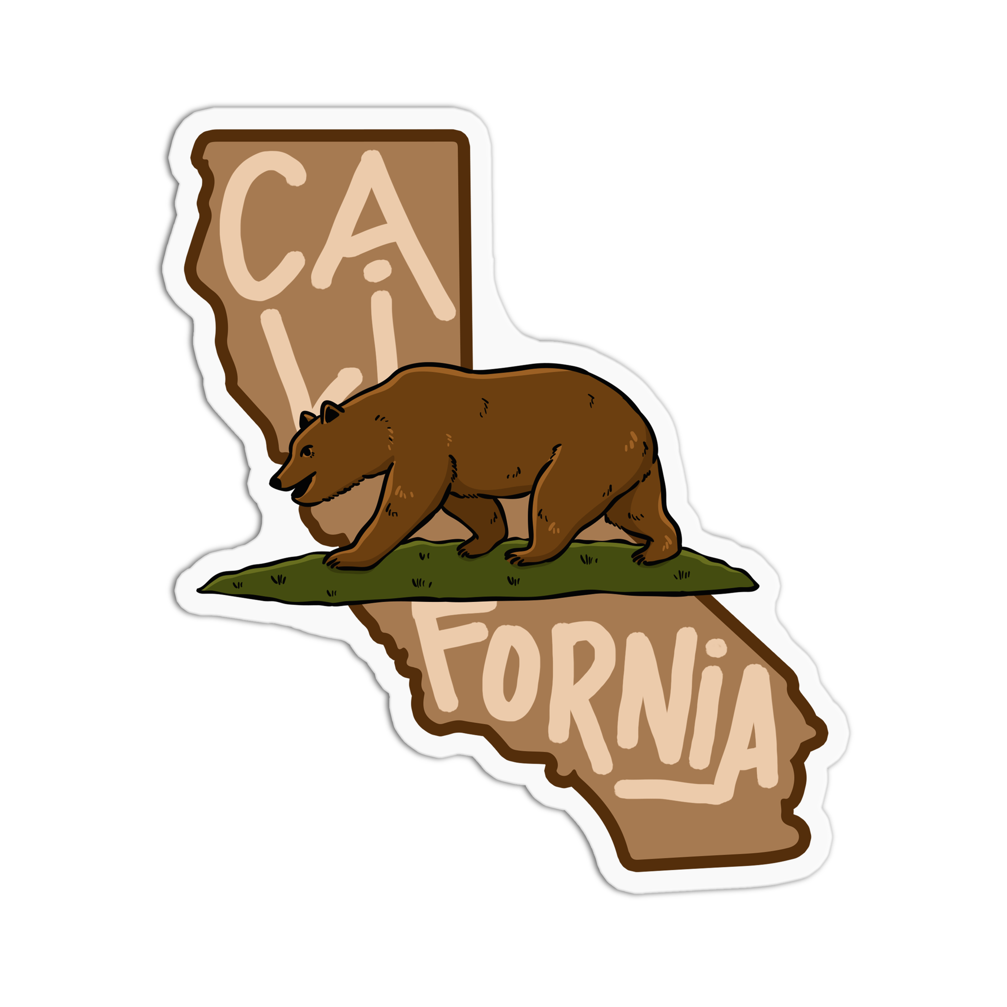 California Sticker – GirlsPrintingHouse